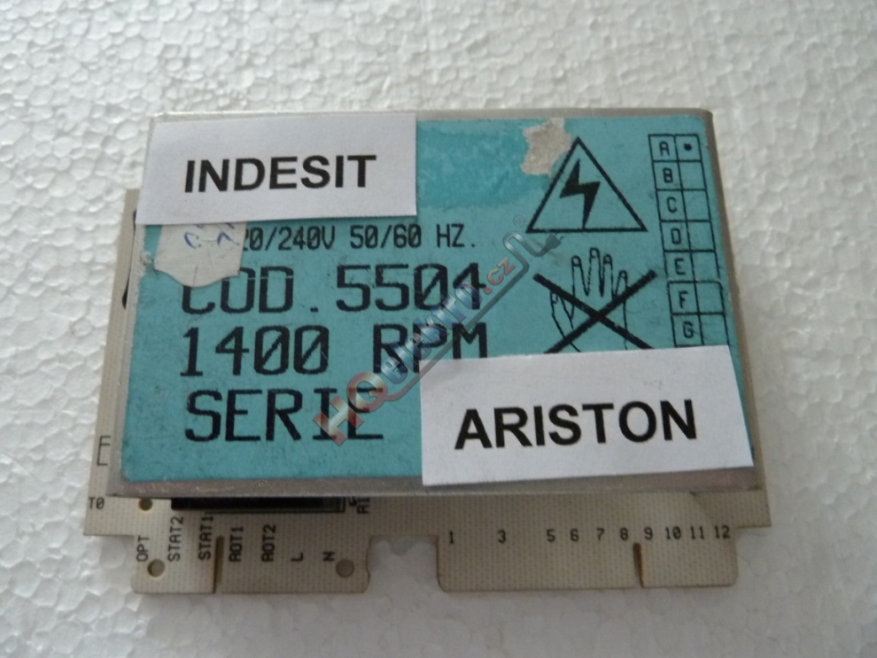 modul - elektronika pračky INDESIT 3 - programátory a řídící moduly ...